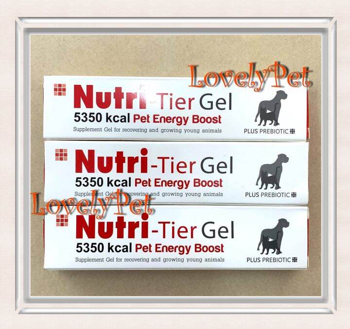 Nutri–Tier Gel Pet Energy Boost Plus prebiotic ขนาด 30 ml. นิวตริ–เทียร ...