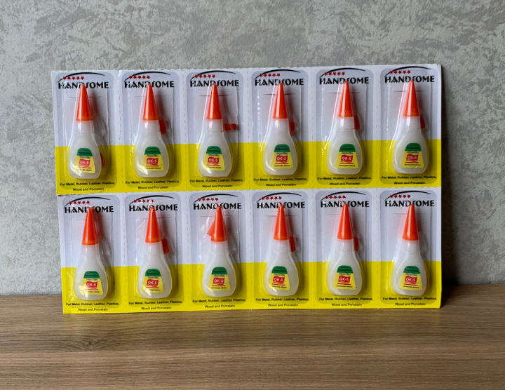 1 Lusin Lem Handsome Super Glue OK-5 | Lazada Indonesia