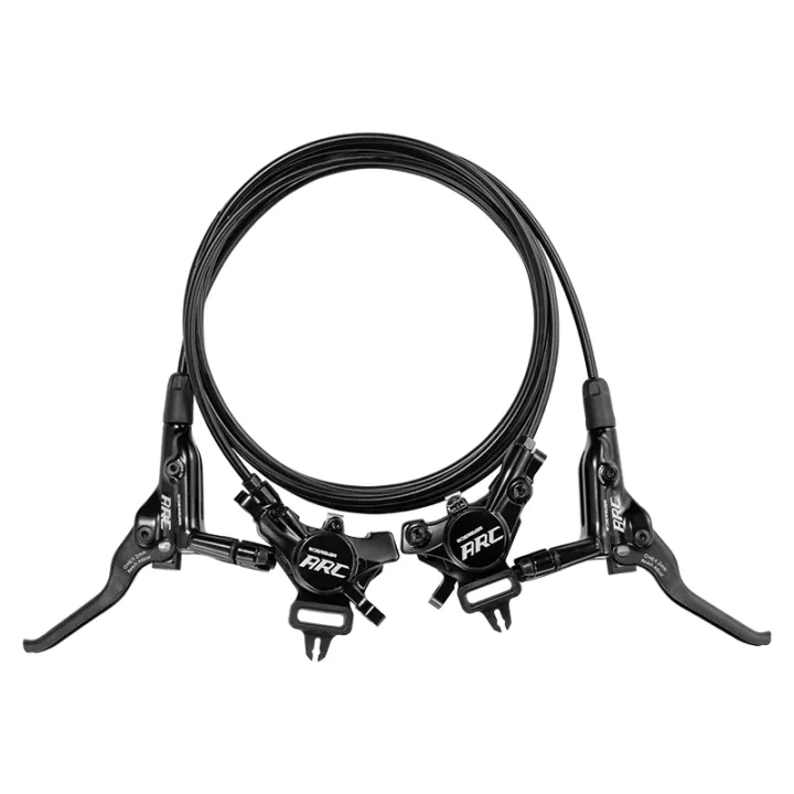 ARC-E MTB Brake Hydraulic Disc Brake Set Front and Rear Calipers Black ...