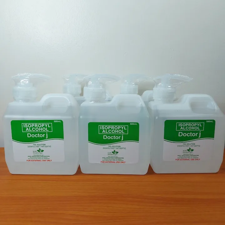 Doctor J Isopropyl Alcohol 500 ml Pump ( 5 PCS PROMO PACK ) ! | Lazada PH