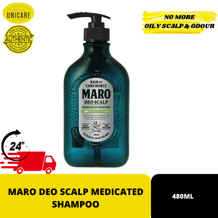 MARO DEO SCALP MEDICATED SHAMPOO (480ML) | Lazada