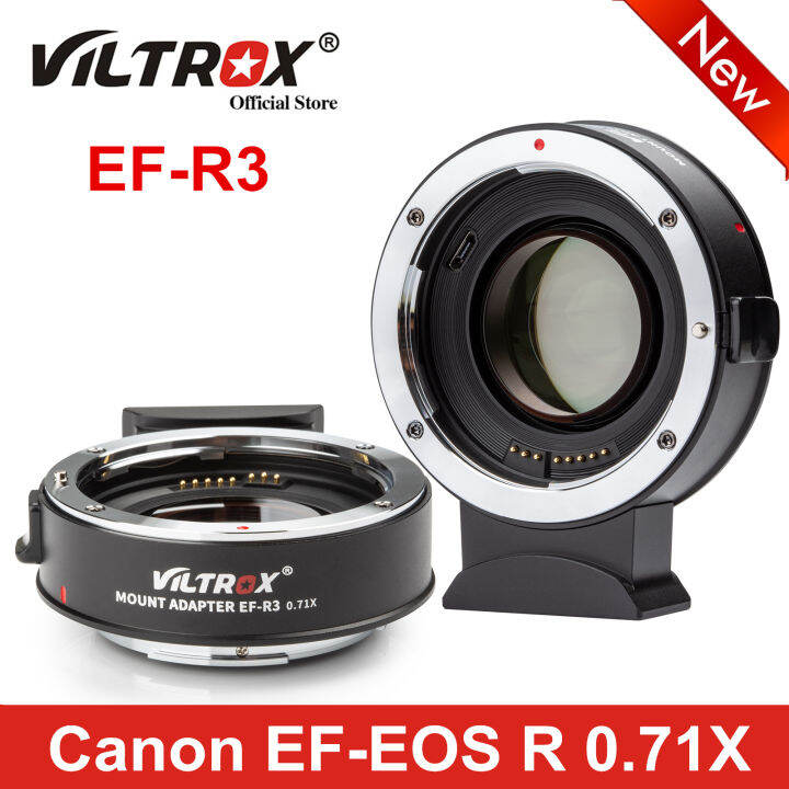 Viltrox EF-R3 AF Auto Focus Reducer Speed Booster 0.71x Lens Adapter ...