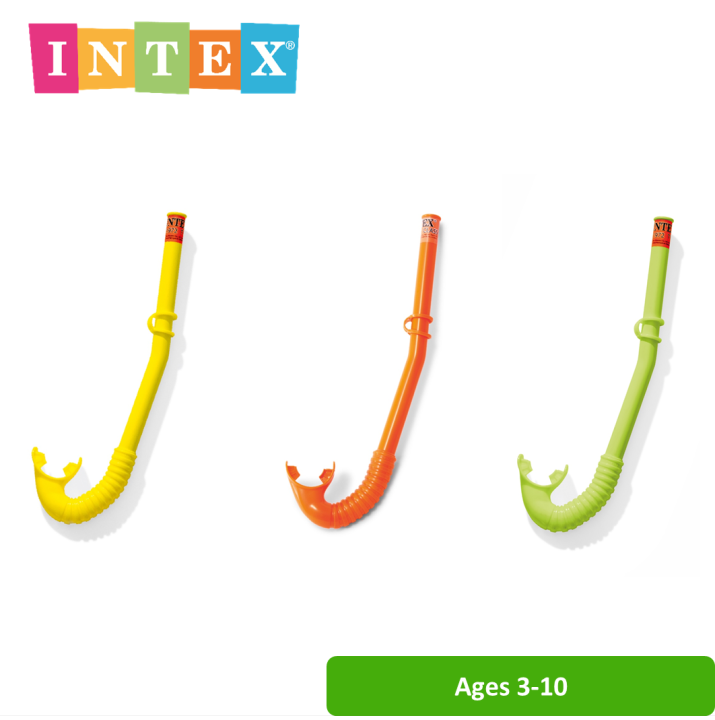 INTEX® 55922 Hi-Flow Snorkels, Ages 3-10 | Lazada PH
