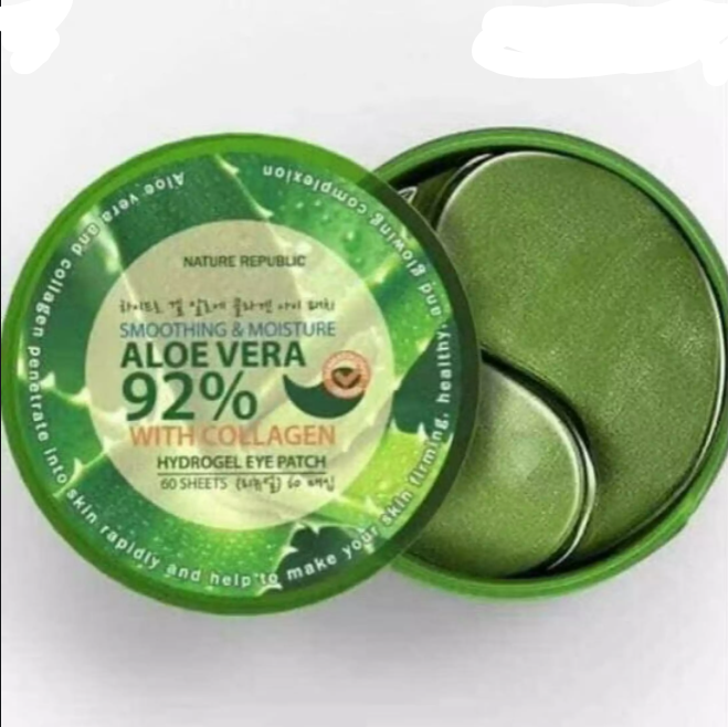 HC Nature Republic Aloe Vera Hydrogel Eyepatch with collagen | Lazada PH