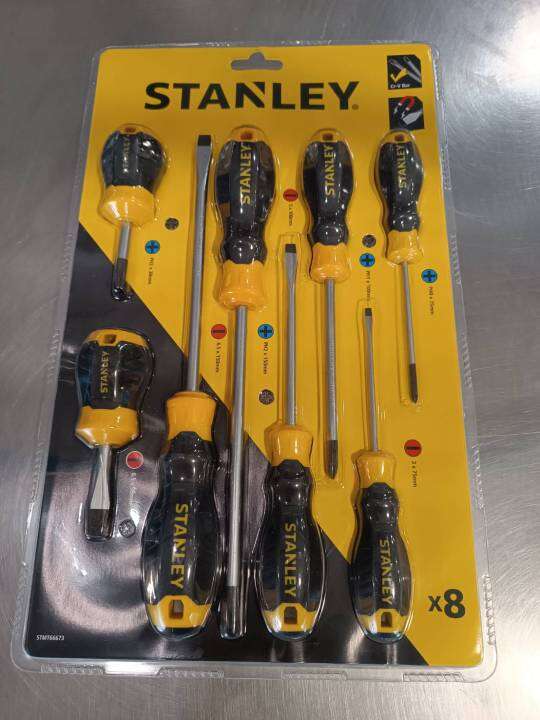 ไขควง STANLEY 8 ตัว ต่อชุด No.STMT 66673 STANLEY ส่งในไทย | Lazada.co.th
