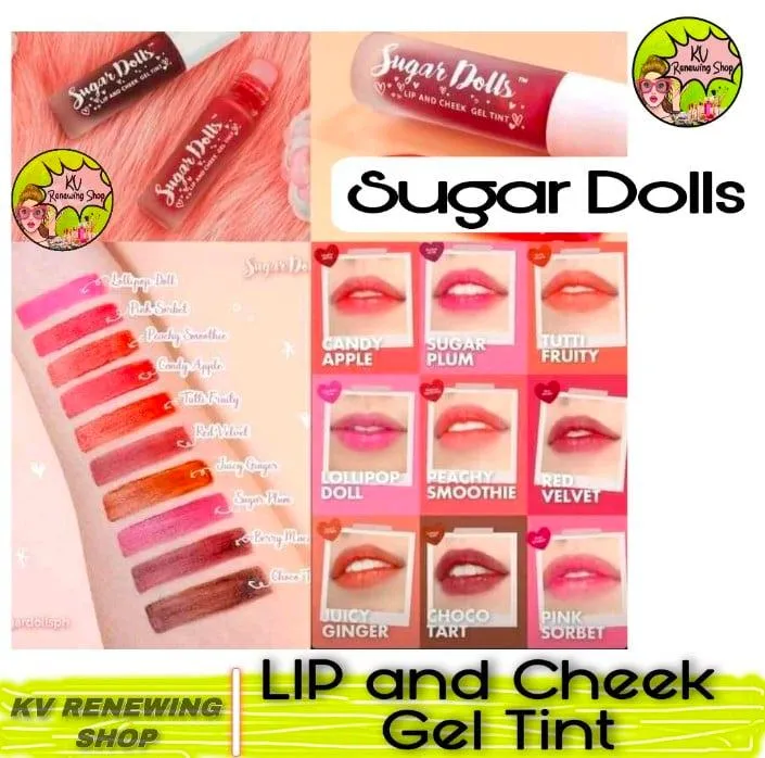 SUGAR DOLLS LIP AND CHEEK GEL TINT PROMO | Lazada PH