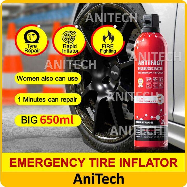 650ML Tyre Inflator Emergency Tyre Sealer Tyre Sealant Emergency Tyre ...