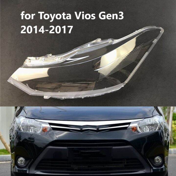 Replacement Headlight Lens headlamp cover lens for Toyota Vios Gen3 ...