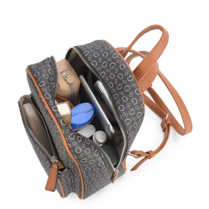 GUESS Monogram Backpack | Lazada PH