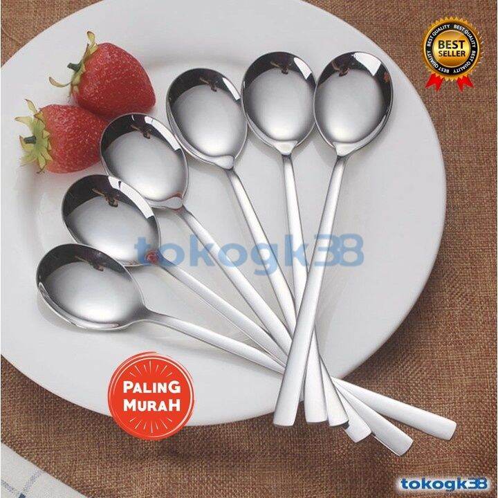 Sendok Makan Korea Stainless CRYSTAL 1 Lusin | Lazada Indonesia