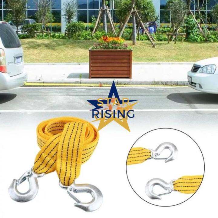 Tali Derek Mobil Emergency Tow Towing Rope 3M Car Strap Penarik Tarikan ...