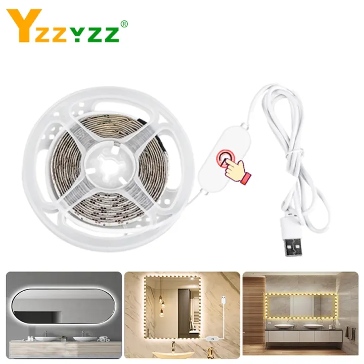 【hot】 USB Touch Sensor Dimmable Makeup Vanity Mirror Lights Makeup Led ...