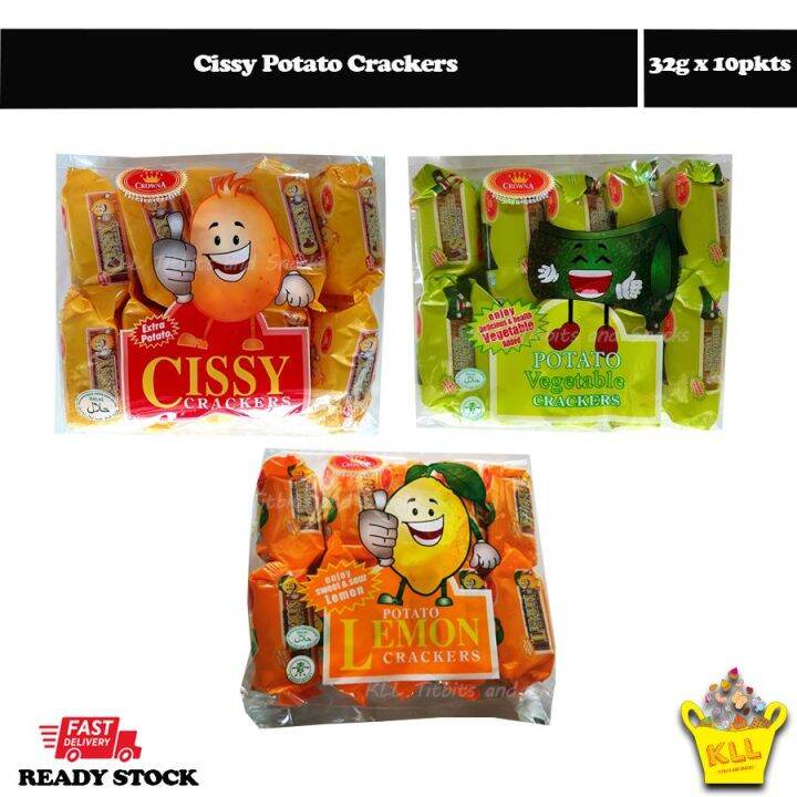 Cissy Potato Crackers 32g x 10pkts | Lazada