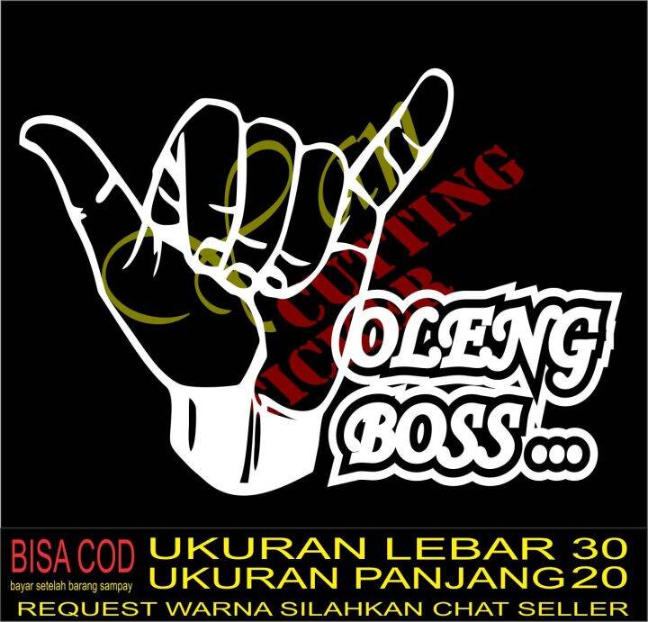 vareasi mobil sticker kata kata sticker tangan sticker tulisan oleng ...