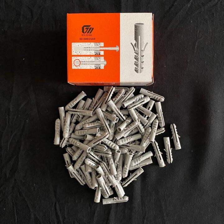 Wall Plug Dinding S6 / Fastener Nylon Dinding / Insert Plug 6 | Lazada ...