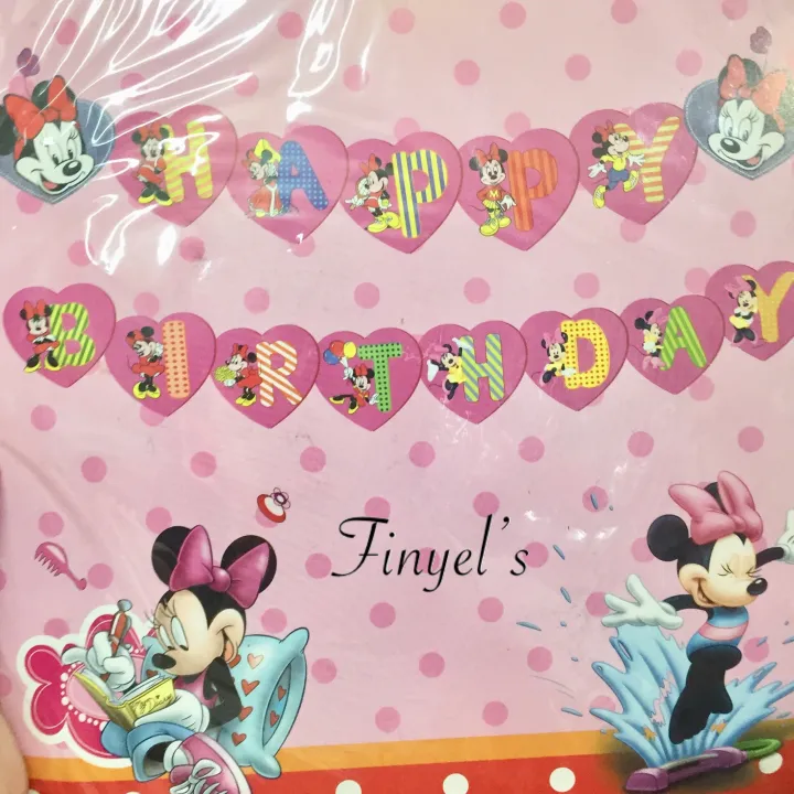 Minnie mouse Hbd banner | Lazada PH