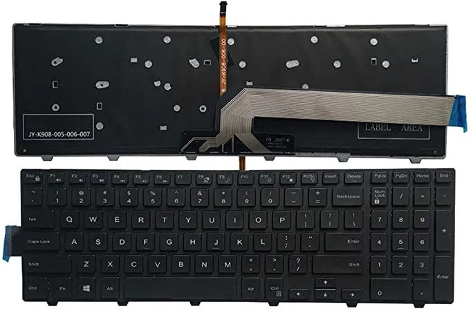Replacement Keyboard for Dell Inspiron 15 5000 Series 5542 5543 5545 ...