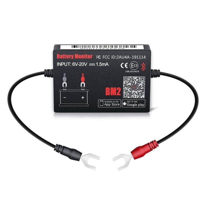 Bluetooth BM2 12V Battery Monitor Car Battery Analyzer Test Battery ...