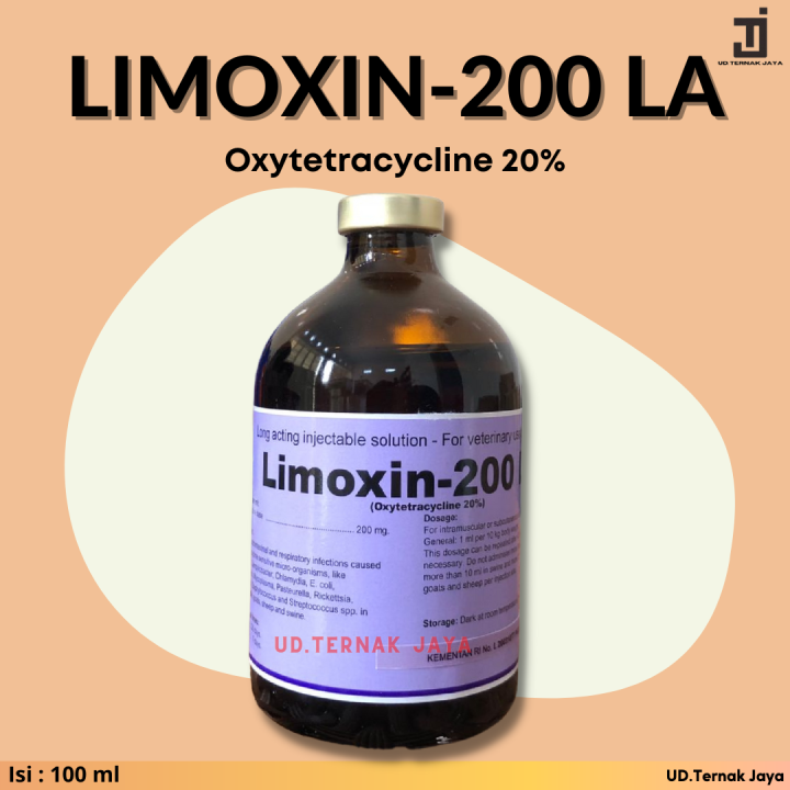 LIMOXIN 200 LA isi 100 ml Long Acting Injeksi Antibiotik Spektrum Luas ...