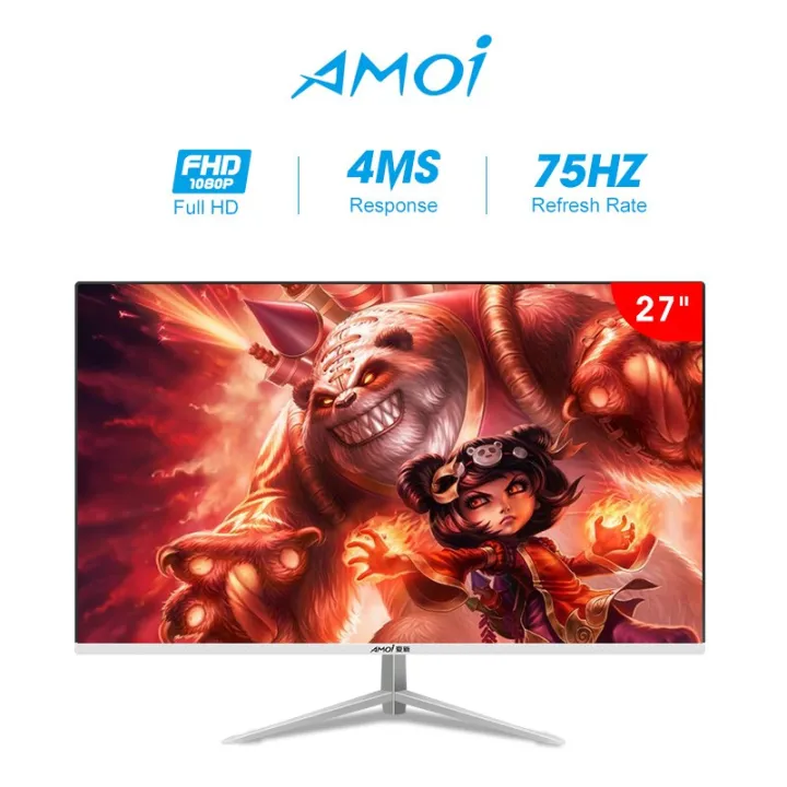Amoi 27 inch Monitor for PC computer VA Panel pe 1920x1080FHD 75HZ for home game | Lazada PH