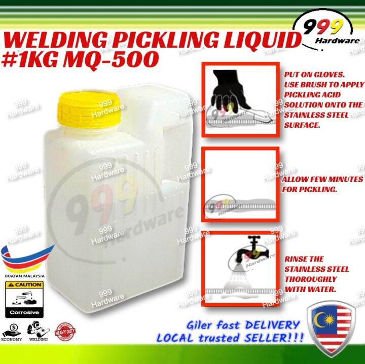 999 STAINLESS STEEL METAL WELDING PICKLING LIQUID 1KG 洗白鋼水 / POLISHING ...