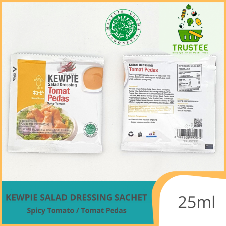 KEWPIE Salad Dressing Spicy Tomato Sachet 25gr | Lazada Indonesia