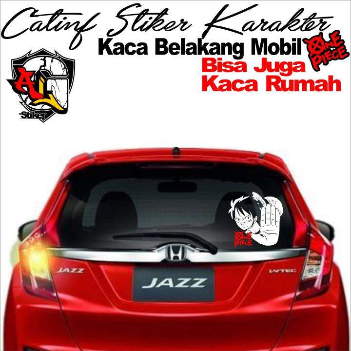 STIKER ONE PIECE/SC.051/STIKER KACA MOBIL/STIKER KARAKTER/STIKER KACA/CATING STIKER KACA/STIKER ...