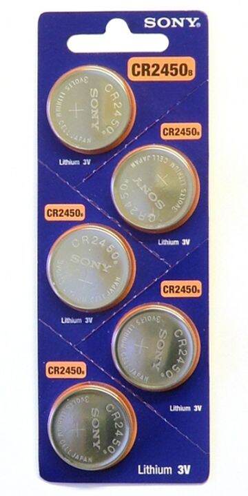 Pin Sony CR2450 lithium 3V (Pin CMOS) - Made in Indonesia dùng cho các ...
