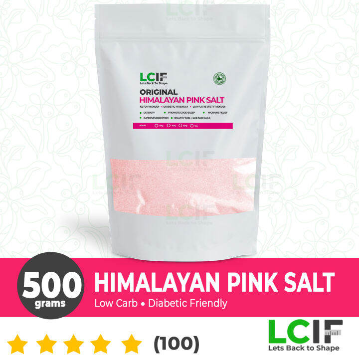 Himalayan Pink Salt 500g Low Carb Keto Diabetic Friendly LC Lets Back ...
