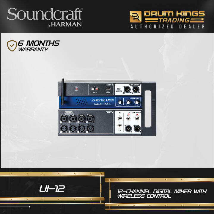 Soundcraft Ui12 12-channel Remote-controlled Digital Mixer | Lazada PH