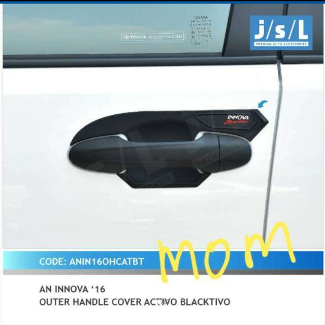JSL Outer handle mangkok pintu activo hitam blacktivo Innova Reborn | Lazada Indonesia