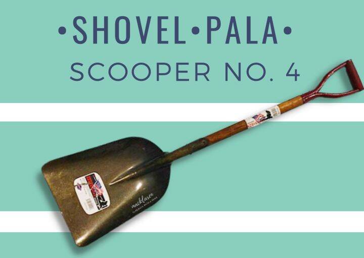 Shovel ️ Pala ️ USA Scoop No. 4 ️ Ideal for gravel and sand ️ Gamitin ...
