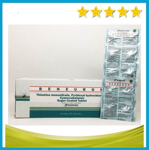 Vitamin B1,B6,B12 BENEURON | Vitamin Untuk Saraf Kebas Kesemutan ...