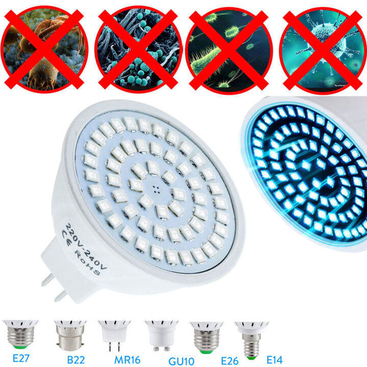 Ranpo E27 GU10 LED UV Ultraviolet Bulb MR16 E14 UV Lamp 3W 5W 7W LED Spotlight 36 48 56 60 ...