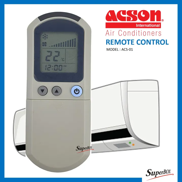 Acson Replacement For Acson Air Cond Aircond Air Conditioner Remote ...