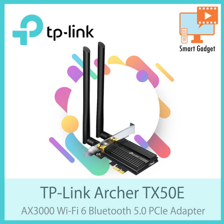 TP-Link Archer TX50E AX3000 Wireless Dual Band 2.4Ghz+5GHz Wi-Fi 6 ... TP-Link Archer TX50E AX3000 Wireless Dual Band 2.4Ghz+5GHz Wi-Fi 6 ...