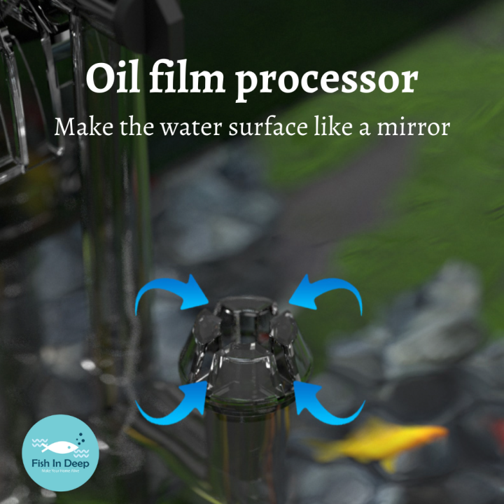 JENECA Hanging Water Filter with oil skimmer/External Power Filter ...