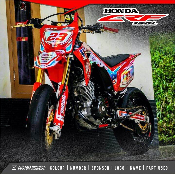 DECAL CRF 150L Full Body stiker bisa Custom crf 150 l HOLOGRAM | Lazada Indonesia
