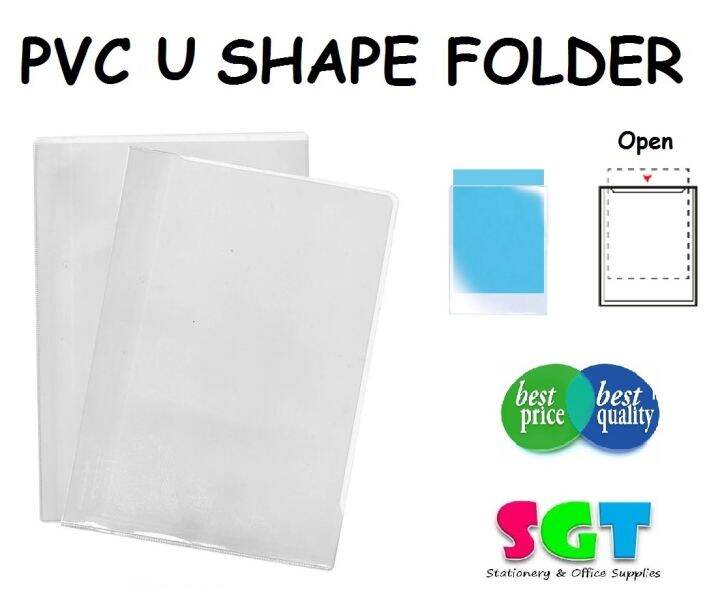 PVC A4 U Shape Clear Folder | Lazada
