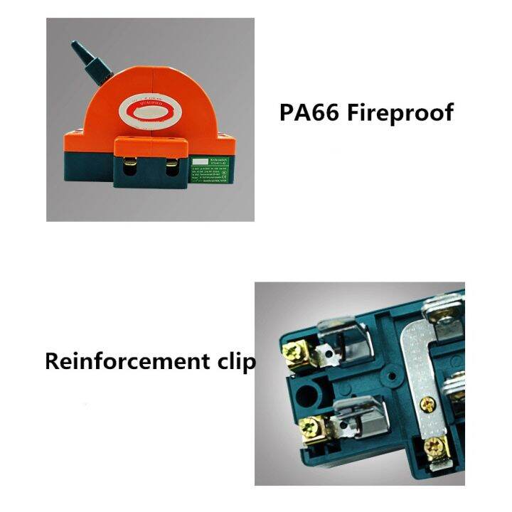 Mga accessory ng kagamitan sa bahay HK-2P-32A/63A Two Pole Double Throw ...