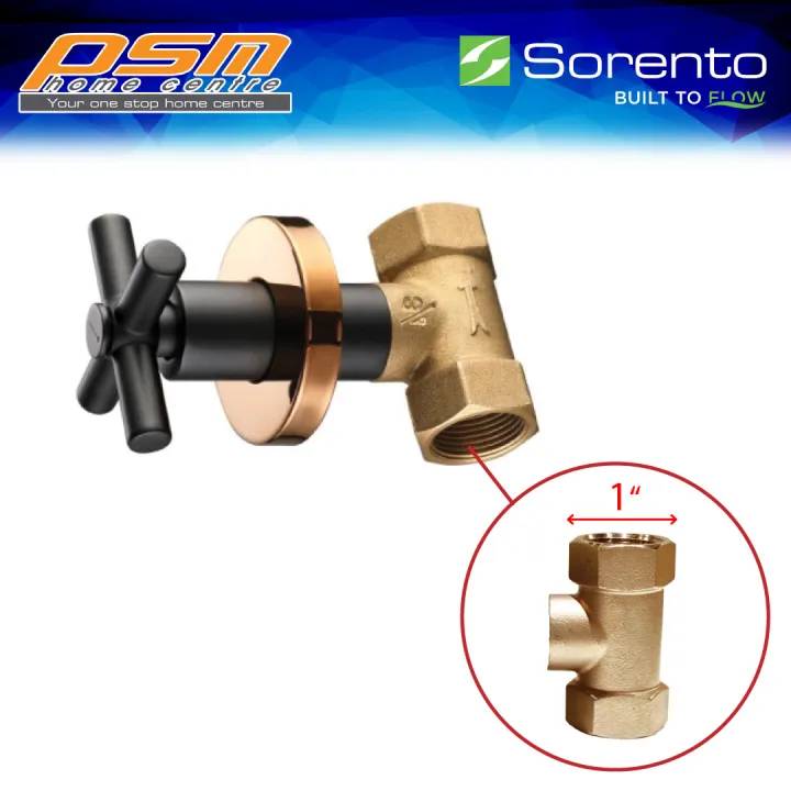 SORENTO Solid Brass Material Black And Rose Gold Finishing Bathroom ...