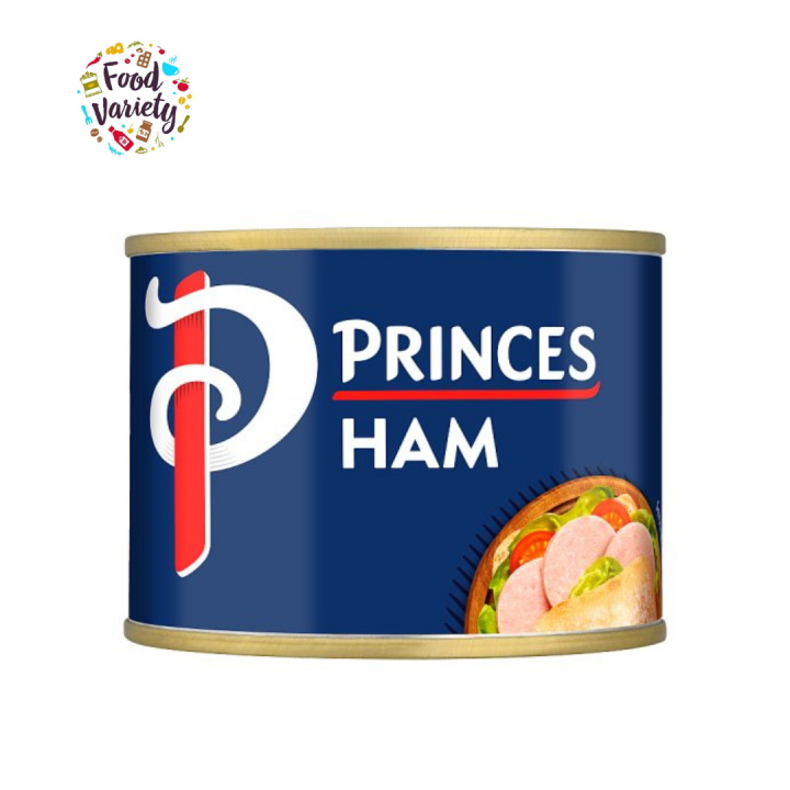 Princes Ham Round Shape 454g ปริ๊นท์ แฮมรูปแบบกระป๋องทรงกลม 454กรัม ...