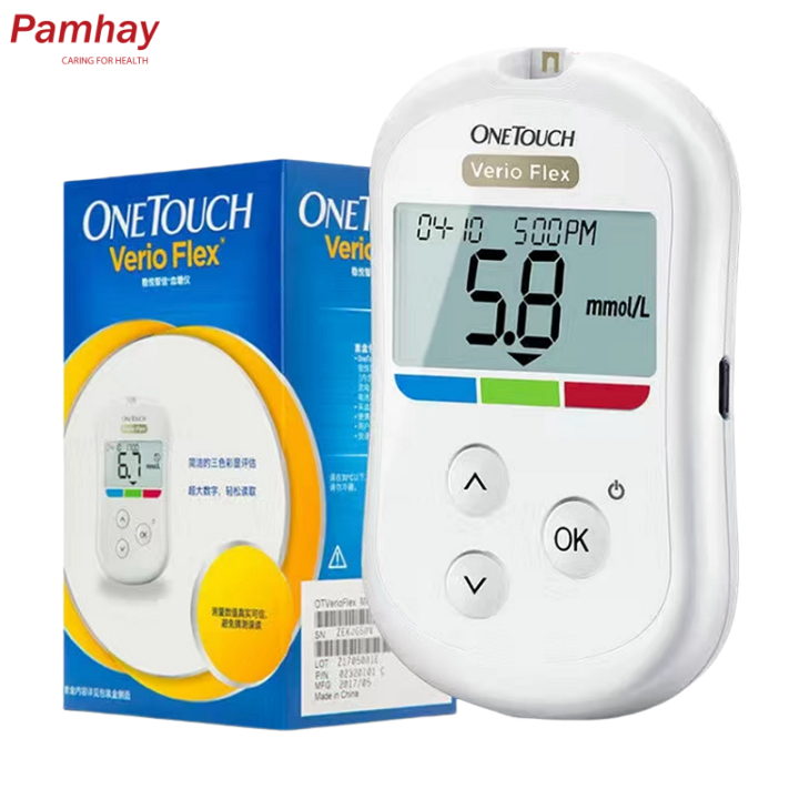 Onetouch / One touch Verio Test Strips 100pcs Flex Blood Glucometer ...