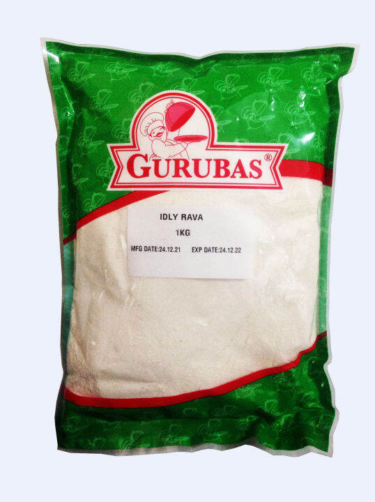 Gurubas IDLY RAVA Flour 1kg {Made in India} #1222 | Lazada PH