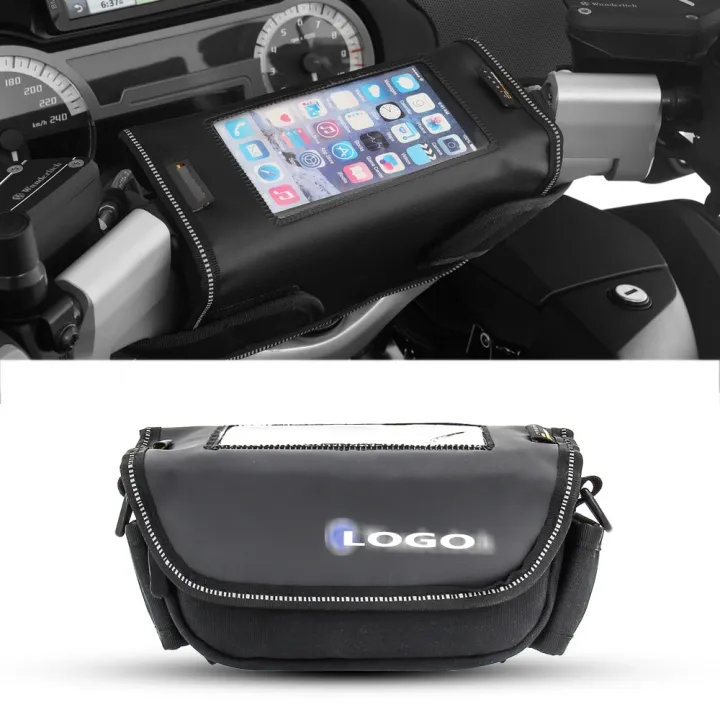 Motorcycle Handlebar Bag Phone Holder Storage Package For BMW R1200RT ...