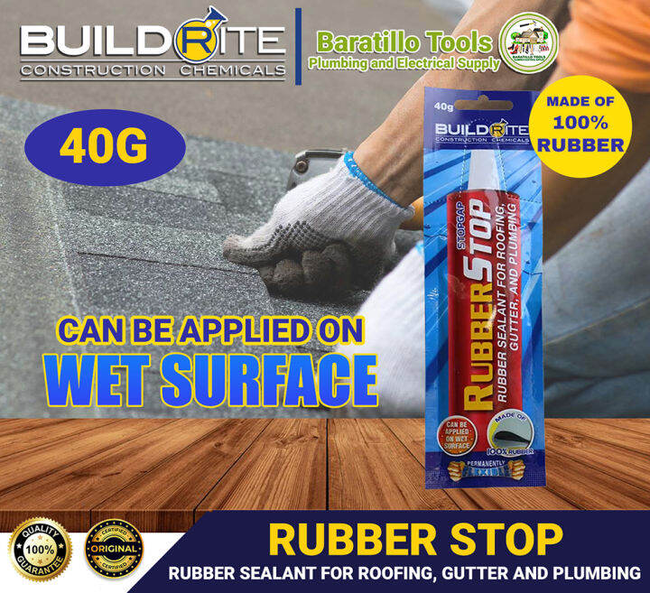 BUILDRITE RubberStop 40 Grams SEALANT | Lazada PH
