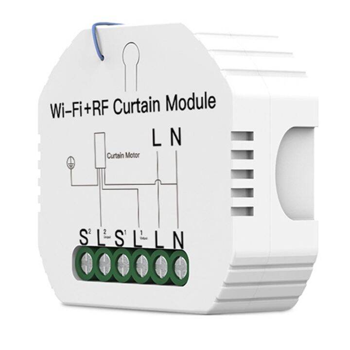 WiFi and Rf Smart Curtain Switch,Tuya Roller Shutter Blinds Module ...