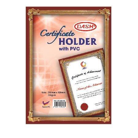 DASH Certificate File Holder A4 Size With PVC Cover/Holder Sijil/READY ...