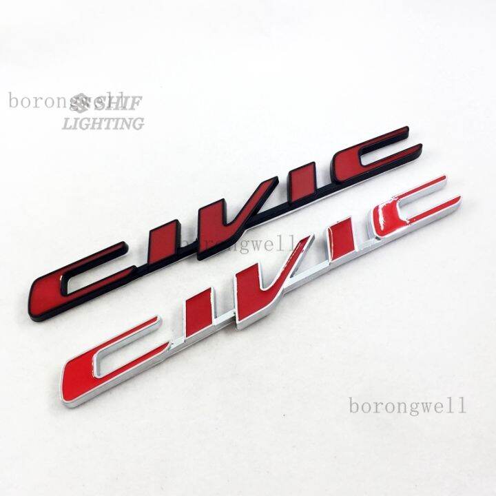 1 x Metal CIVI Car Auto Side Fender Tailgate Rear Trunk Emblem Badge ...