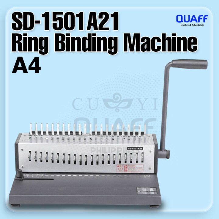 QUAFF RING SD-1501A21 Binding Machine Heavy Duty A4 Size | Lazada PH